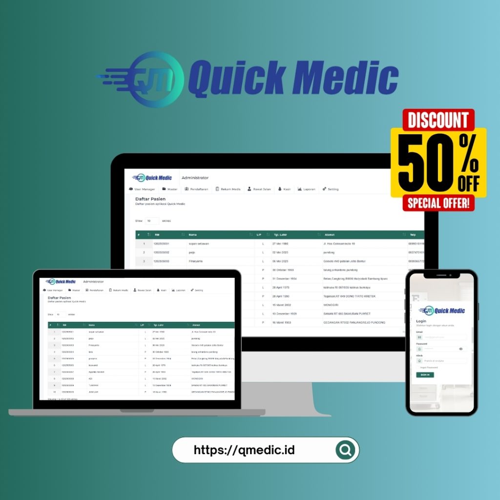 Quick Medic – Pilihan Rekam Medis Mudah dan Cepat